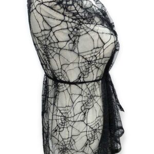 Tulle Spider Web Net Fabric Mesh Lace Dressmaking Craft Halloween Witch by Yard