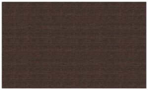 house, home and more indoor outdoor double-ribbed carpet with skid-resistant rubber backing - bittersweet brown - 6 feet x 20 feet