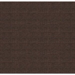 House, Home and More Indoor Outdoor Double-Ribbed Carpet with Skid-Resistant Rubber Backing - Bittersweet Brown - 6 Feet X 20 Feet