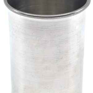 EISCO Aluminum Calorimeter Inner Vessel with Parallel Sides and Rolled Rim, 4" Tall, 3" Diameter