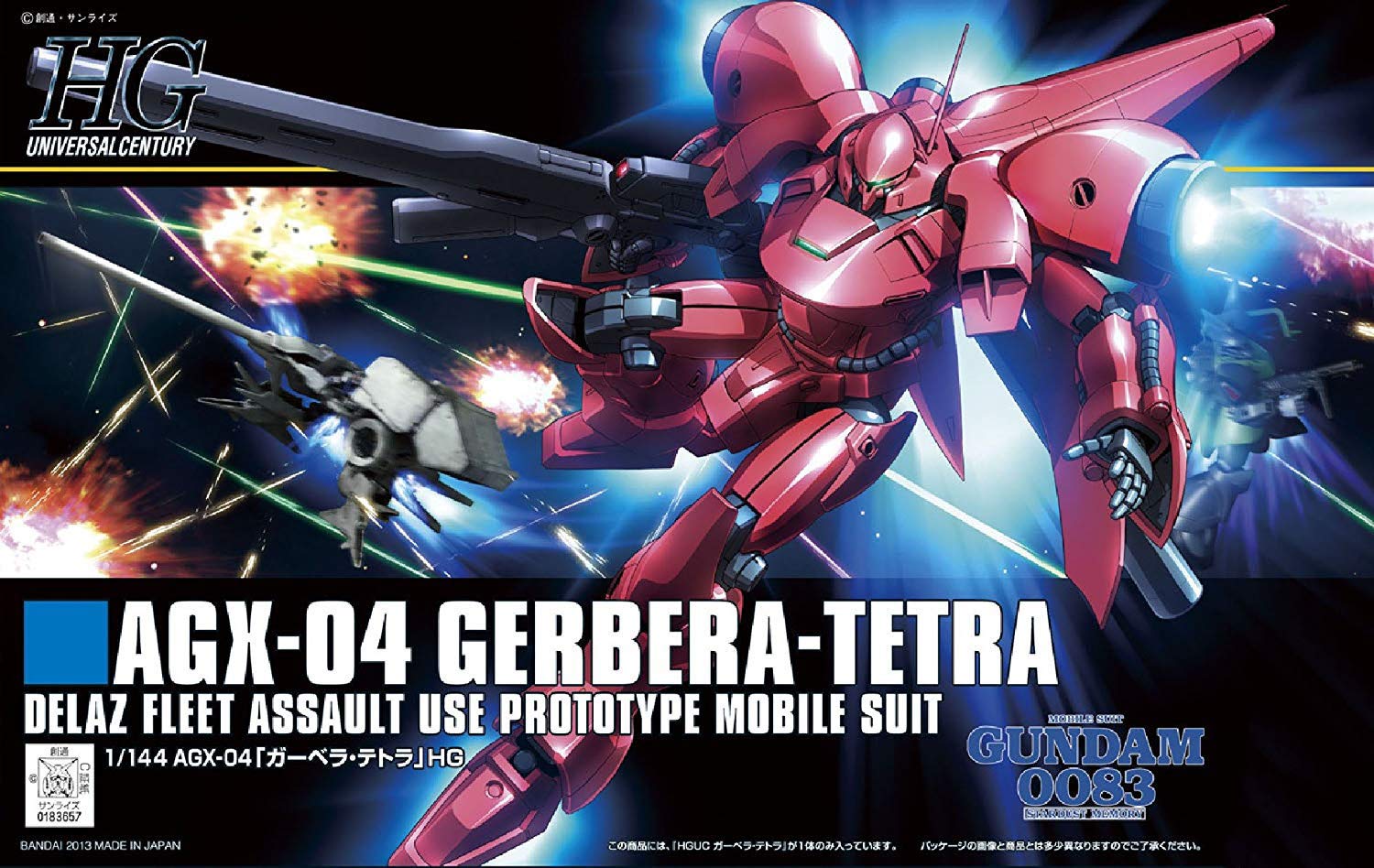 Bandai Hobby - Gundam 0083 - #159 Gerbera Tetra, Bandai HGUC 1/144 Model Kit