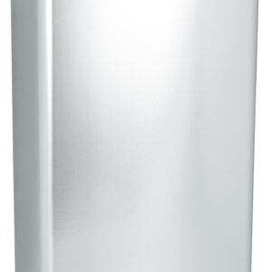 CURVER DECOBIN Waste Bin, Plastic, Silver Metallic