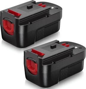 vanttech 2pack hpb18 18v 4.0ah ni-mh replacement for black and decker battery 18v ni-mh compatible with hpb18-ope 244760-00 a1718 fs18fl fsb18 firestorm