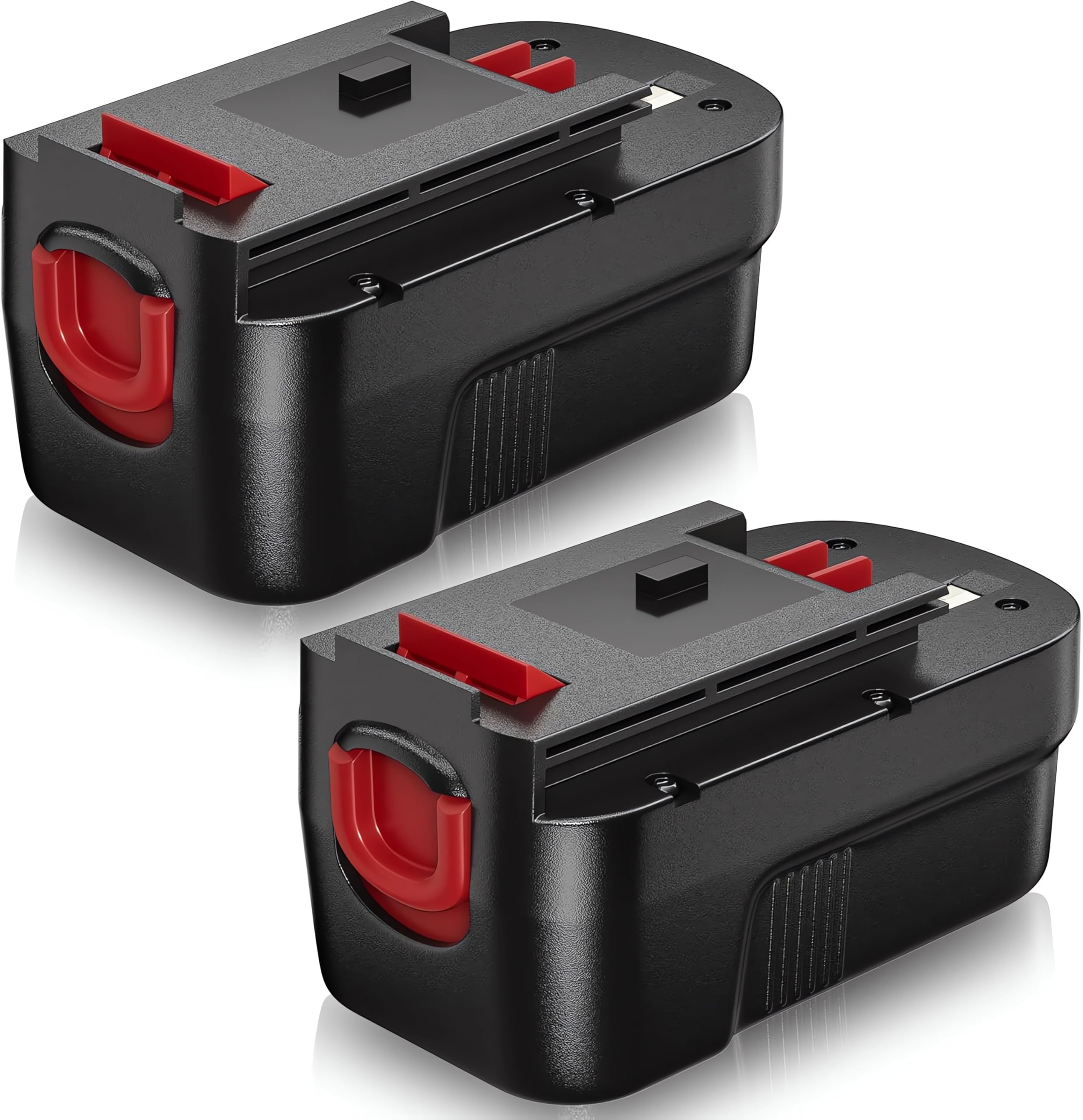 VANTTECH 2Pack HPB18 18V 4.0Ah Ni-Mh Replacement for Black and Decker Battery 18V Ni-Mh Compatible with HPB18-OPE 244760-00 A1718 FS18FL FSB18 Firestorm