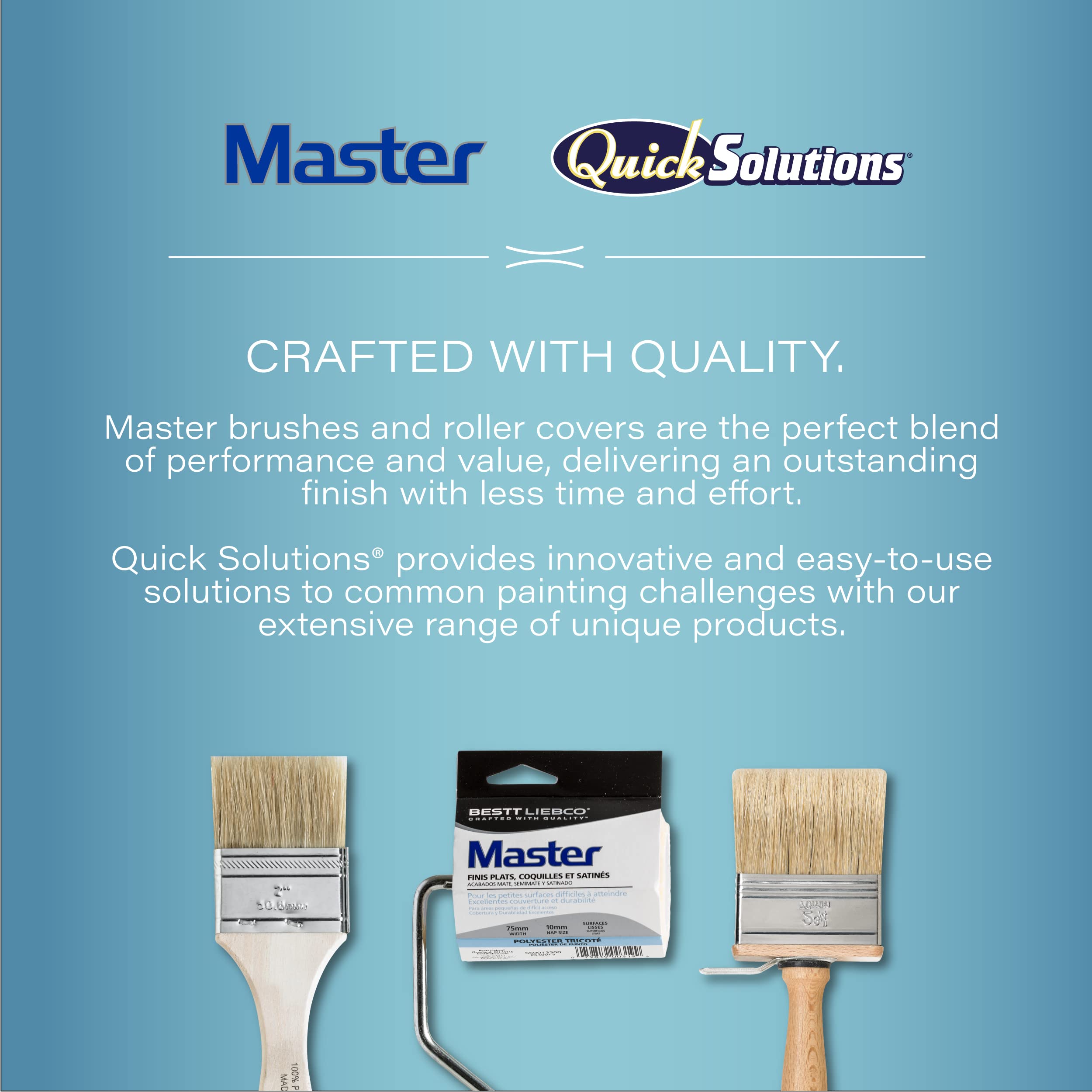 Master Accessories Master 3PC Foam Brush Set