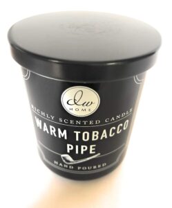 dw home warm pipe tobacco candle 3.8 oz