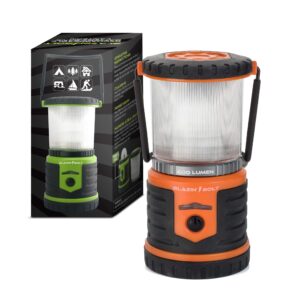 Blazin Bolt Rugged USB Rechargeable Lantern | 600 Lumen | 500 Hours of Light | Giant 12000mAh Power Bank | 6 Modes | Camping, Emergency, Power Outage, Storm, Blizzard, Hurricane Survival