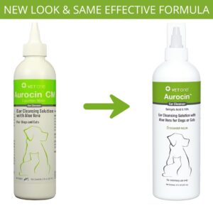 Vet One Aurocin cm Ear Cleanser (Cucumber Melon) with Aloe 8oz