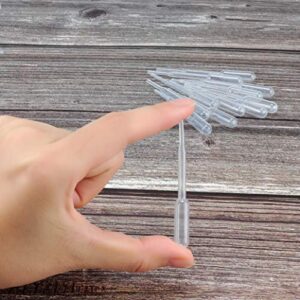 moveland 0.2ml Plastic Mini Transfer Pipettes for Liquid Mixture, 350PCS Disposable Dropper