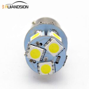 Ruiandsion 2pcs 6V 1157 LED Bulbs 5050 8SMD Chipsets 6000K White for Backup Reverse Lights Tail Lights