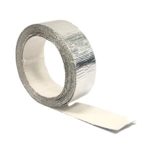 newtex high heat resistant tape - extreme temperature aluminum foil z-flex tape - pressure sensitive adhesive ducting, insulation, reflective heat barrier tape roll (2" x 25')