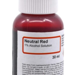 ALDON Innovating Science Neutral Red, 1% Alcohol Solution, 1 fl oz (30mL) - The Curated Chemical Collection