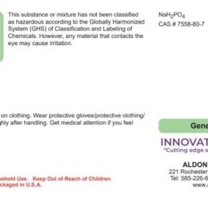 ALDON Innovating Science Laboratory-Grade Sodium Phosphate, Monobasic, Anhydrous, 500g - The Curated Chemical Collection