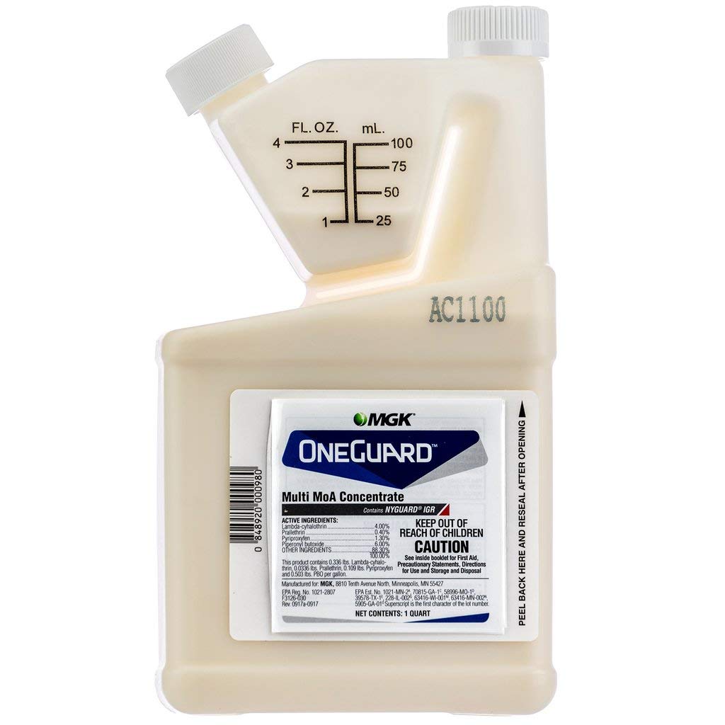 MGK OneGuard® Multi MoA Concentrate | Long-Lasting Insecticide | Professional Pest Control Product | Flea, Tick, Fly, Cockroach, Spider, Scorpion, Mosquito Concentrate | Quart