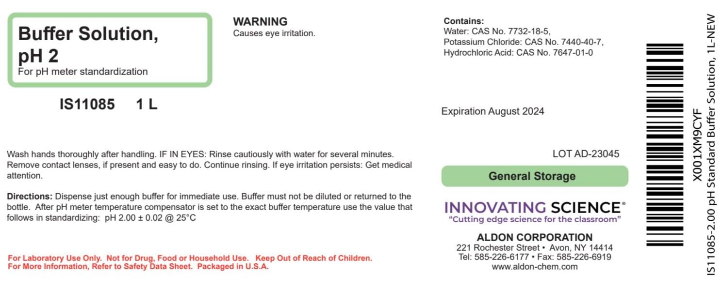 ALDON Innovating Science 2.00 pH Standard Buffer Solution, 1L - The Curated Chemical Collection