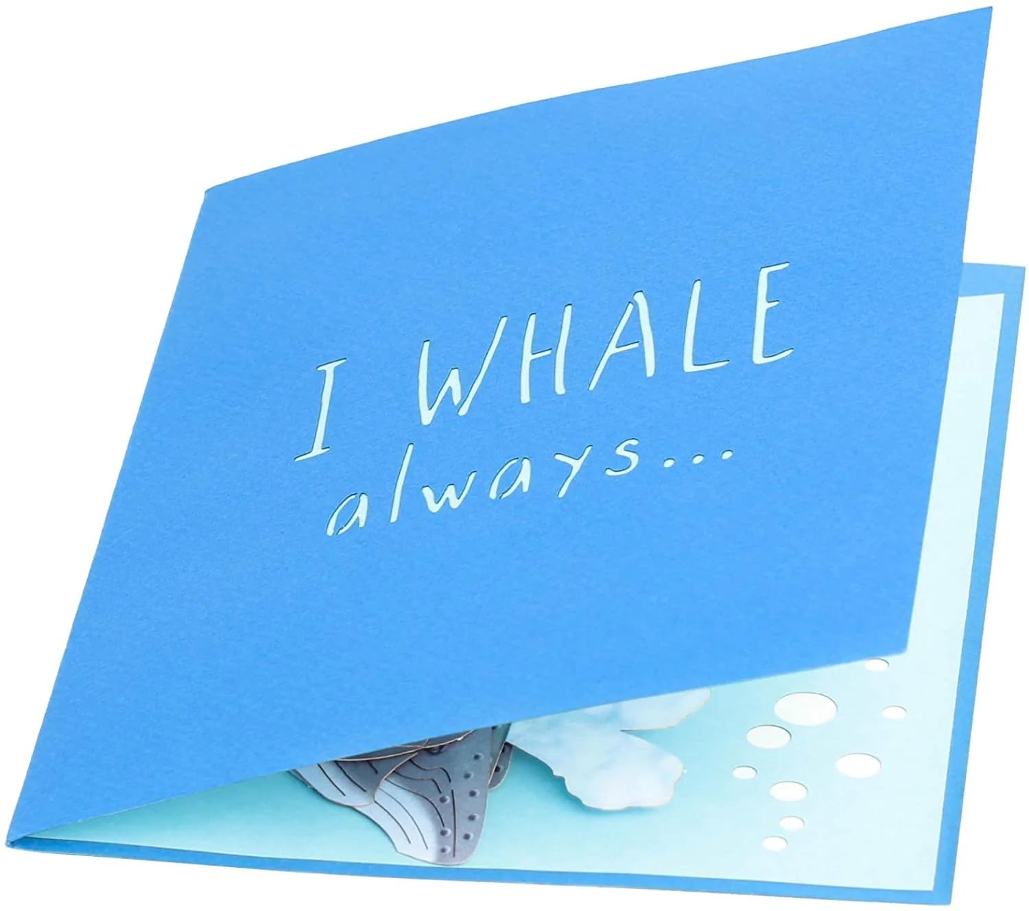 PopLife Humpback Whale Parent and Child 3D Pop Up Card - Mother's Day Gift, Whale Lover's Birthday, Graduation - for Mom, for Daughter, for Son, for Parent, for Dad