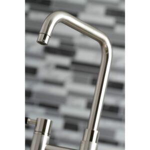 Kingston Brass KS8288DKLBS Concord Bridge Kitchen Faucet, Brushed Nickel