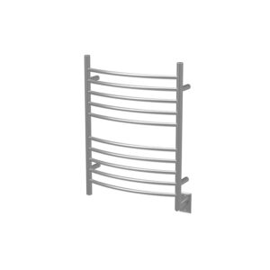 TOYEEKA Towel Warmer Wall Mounted 10 Bar Hardwired Curved Towel Electric Warm Bath Towel Heater