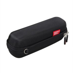 Hermitshell Travel case for iProven Thermometer Forehead and Ear DMT-489 (Black)-Only Case