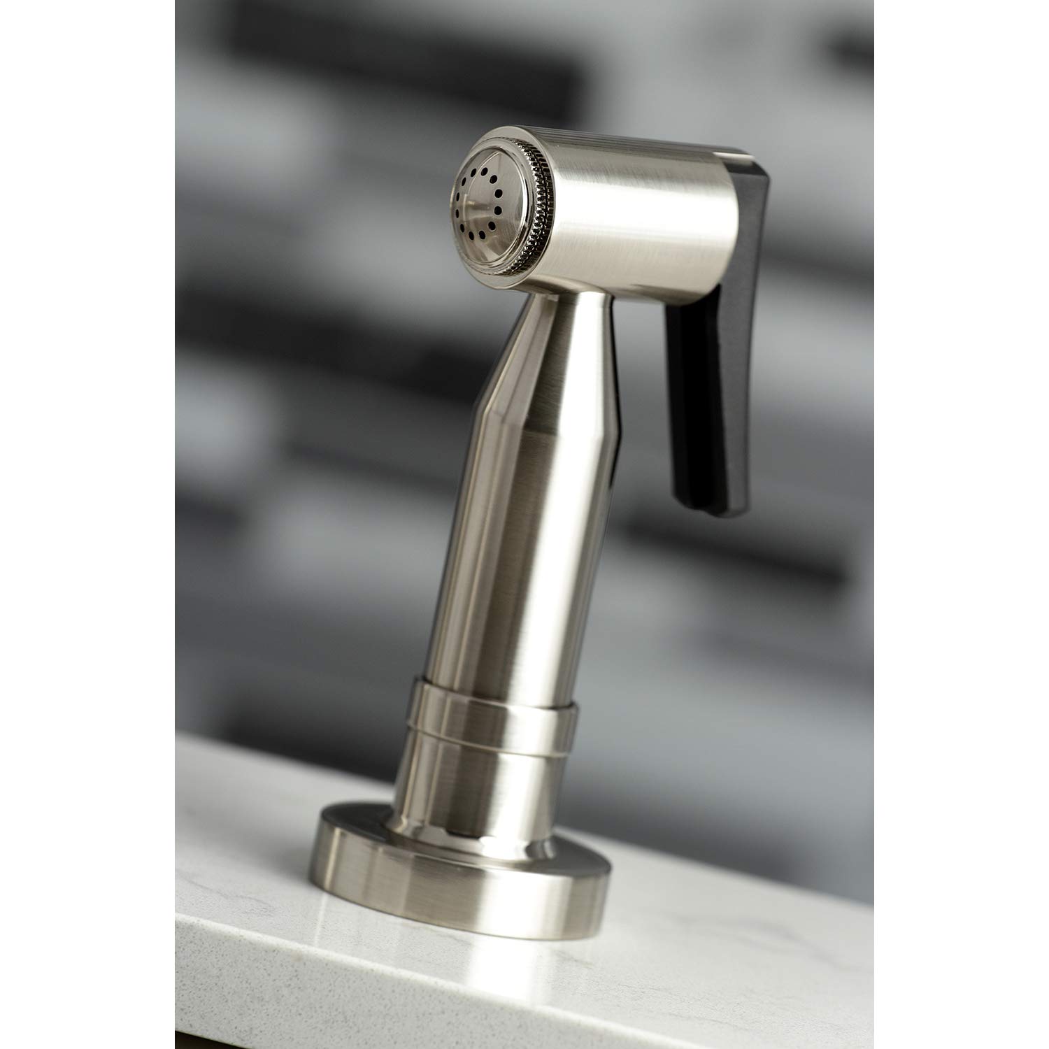 Kingston Brass KS8288DKLBS Concord Bridge Kitchen Faucet, Brushed Nickel