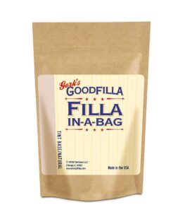 wood grain filler & putty powder - innovative formula - filla-in-a-bag - neutral - 12 oz by goodfilla | repairs, finishes & patches | paintable, stainable, sandable & quick drying | zero waste