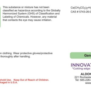 ALDON Innovating Science Laboratory-Grade Calcium Acetate Monohydrate, 500g - The Curated Chemical Collection