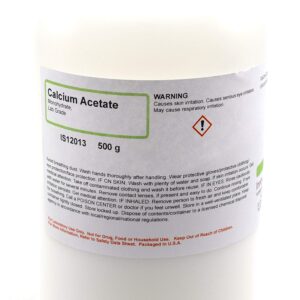 ALDON Innovating Science Laboratory-Grade Calcium Acetate Monohydrate, 500g - The Curated Chemical Collection