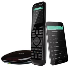 logitech harmony elite remote control, hub and app, compatible with alexa (renewed)