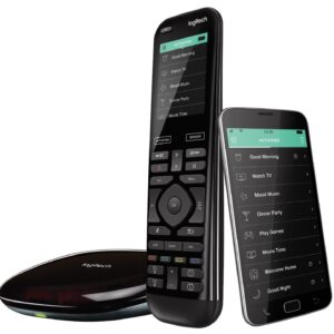 Logitech Harmony Elite Remote Control, Hub and App, Compatible with Alexa (Renewed)