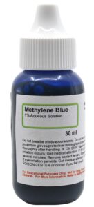 aldon innovating science methylene blue 1% aqueous solution, 1 fl oz (30ml) dropper bottle - methyl blue microscope stain - the curated chemical collection