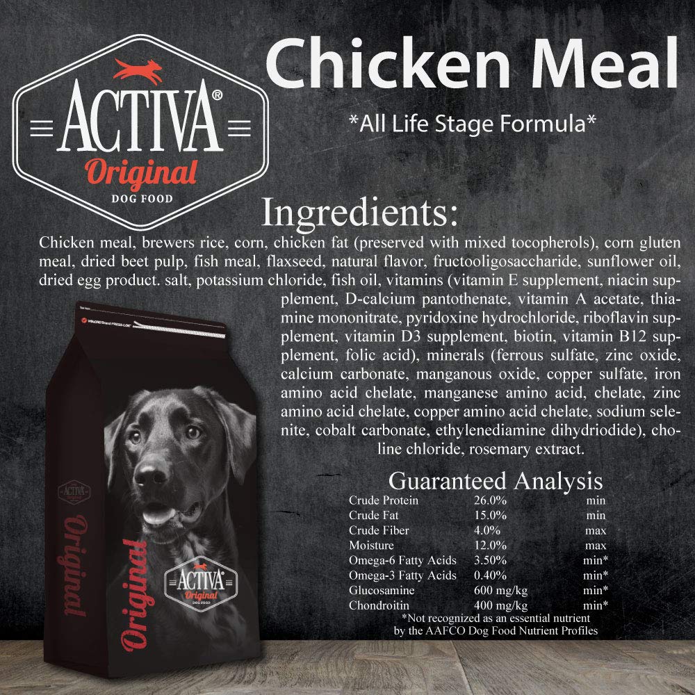 Activa Original Custom Dog Food (Chicken, 4.5lb)