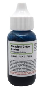 aldon innovating science malachite green, 1% aqueous solution, 1 fl oz (30ml) - the curated chemical collection