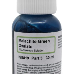 ALDON Innovating Science Malachite Green, 1% Aqueous Solution, 1 fl oz (30mL) - The Curated Chemical Collection