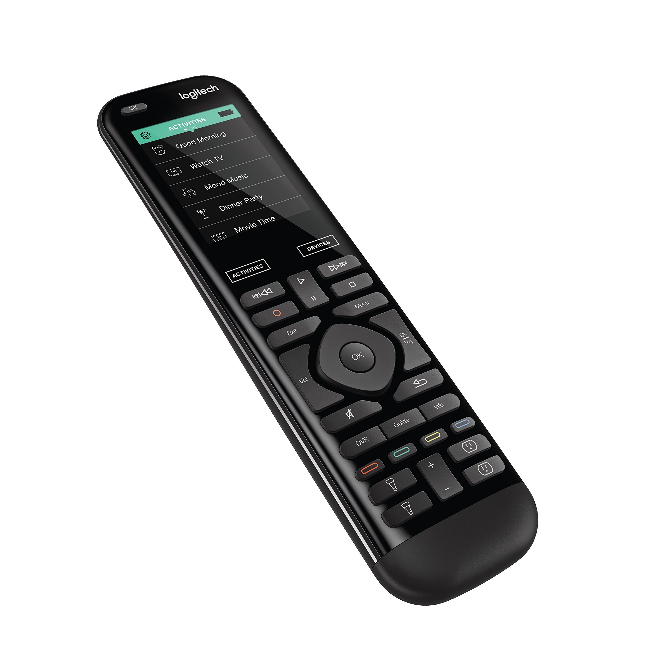 Logitech Harmony Elite Remote Control, Hub and App, Compatible with Alexa (Renewed)