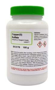 aldon innovating science reagent-grade copper (ii) sulfate, anhydrous, 100g - the curated chemical collection