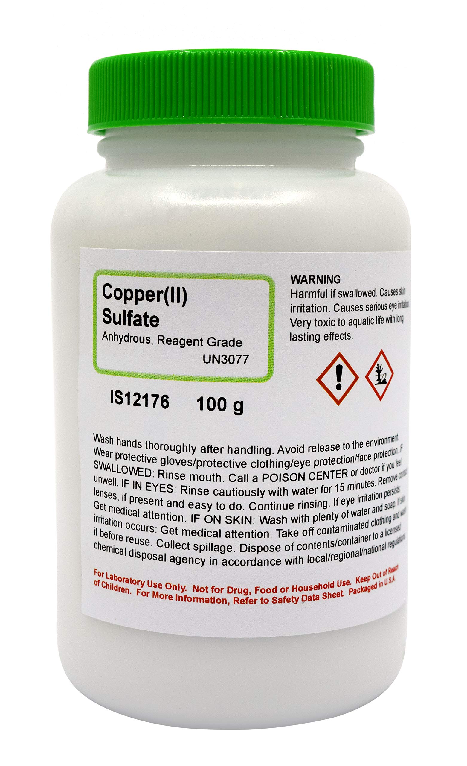 ALDON Innovating Science Reagent-Grade Copper (II) Sulfate, Anhydrous, 100g - The Curated Chemical Collection