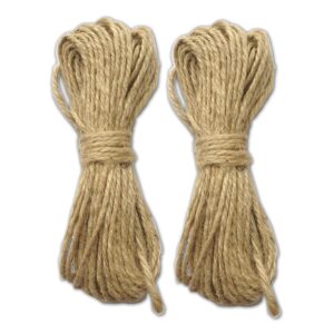 lwr crafts jute rope 2.5mm 90ft natural for large clothespins