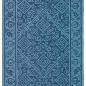 SAFAVIEH Dip Dye Collection 3' x 5' Navy Blue DDY151N Handmade Premium Wool Area Rug