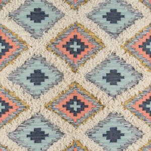 Novogratz by Momeni Indio 100% Wool Hand Made Contemporary Area Rug, 5' X 7', Multi