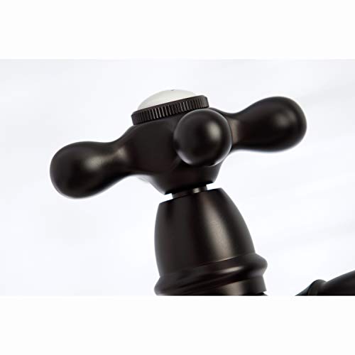 Kingston Brass KS3275AXBS Restoration Bridge Kitchen Faucet, Oil Rubbed Bronze