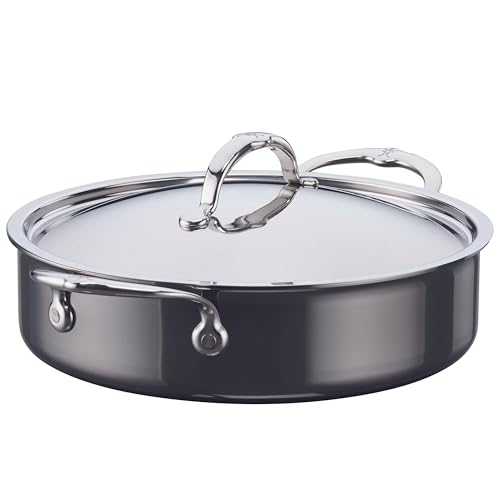 Hestan - NanoBond Collection - Stainless Steel Titanium Sauteuse, Induction Cooktop Compatible, 3.5 Quart