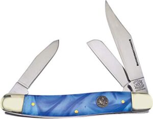 frost cutlery large stockman blue resin fcr066bby