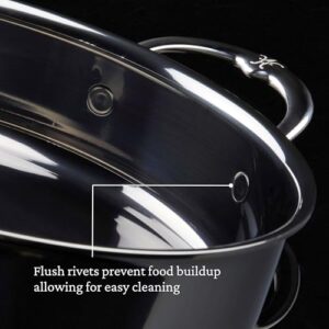 Hestan - NanoBond Collection - Stainless Steel Titanium Sauteuse, Induction Cooktop Compatible, 3.5 Quart