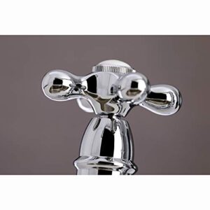 Kingston Brass KS3271AXBS Restoration Bridge Kitchen Faucet, Polished Chrome