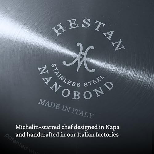 Hestan - NanoBond Collection - Stainless Steel Titanium Sauteuse, Induction Cooktop Compatible, 3.5 Quart