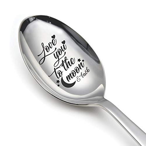 Seyal® Love You To The Moon And Back Spoon Gift - Love Gift - Love gifts - Valentines day gift - Gift for her - Gift for him - christmas gift - wife gift from husband - husband gift from wife