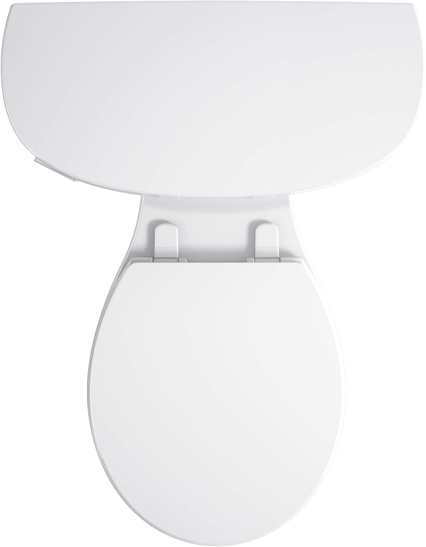 KOHLER Kingston™ Two-Piece Round-Front 1.28 Gpf Toilet with Left-Hand Trip Lever, and Tank Cover Locks