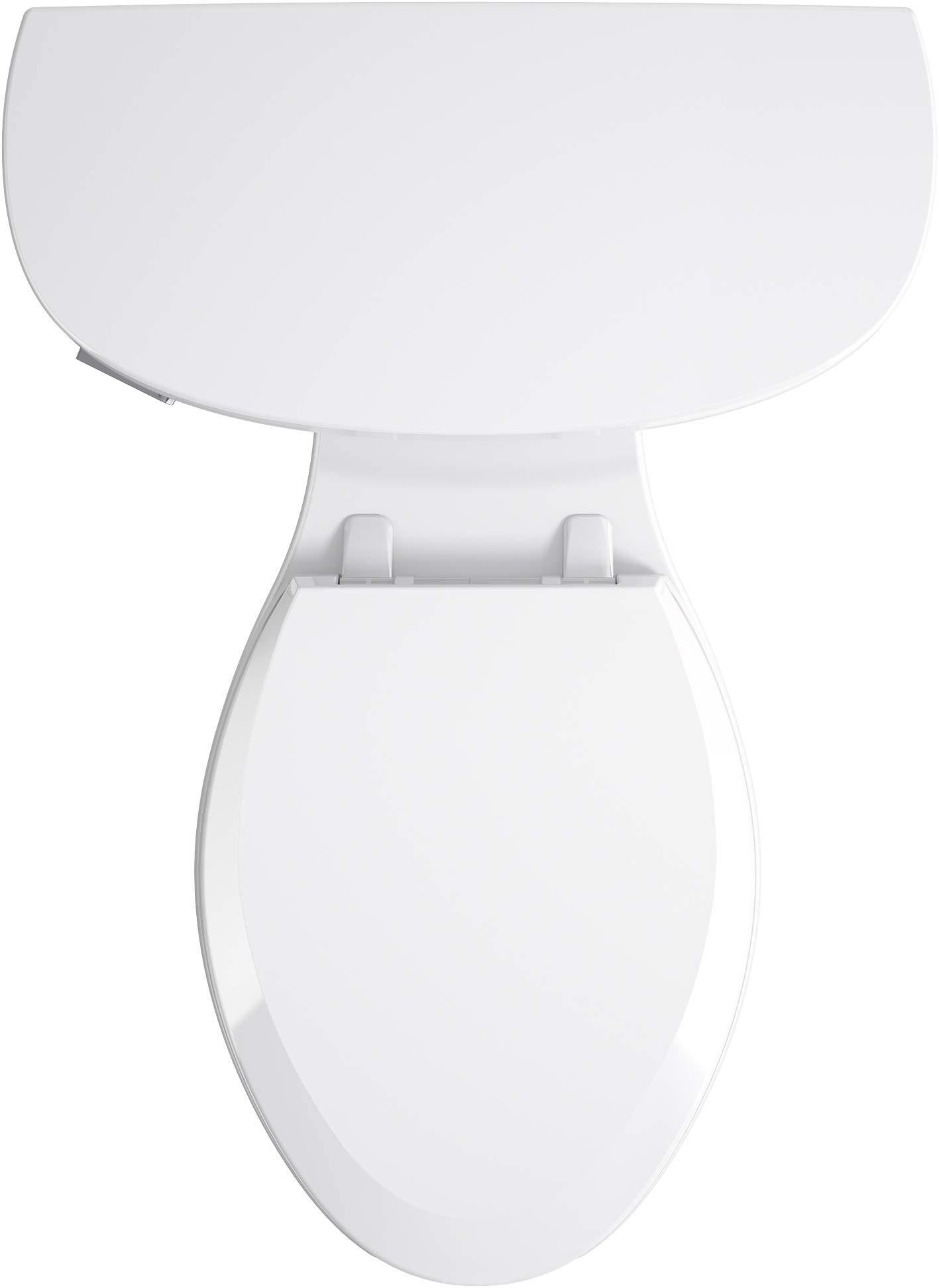 KOHLER Kingston™ Comfort Height® two-piece Elongated 1.28 gpf Toilet with Left-hand Trip Lever and Antimicrobial Finish