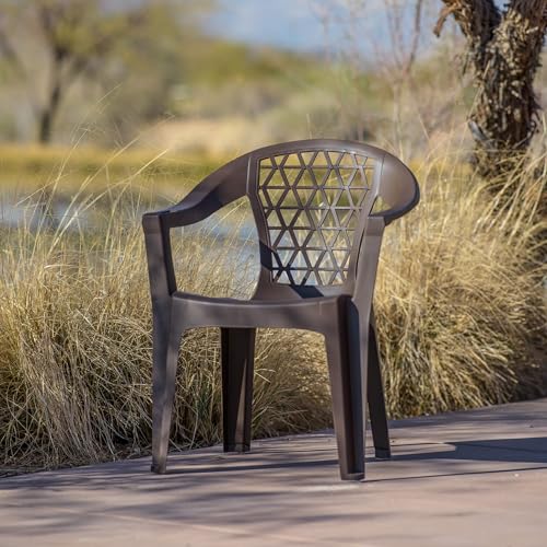 Adams Penza Patio Chair, Earth Brown