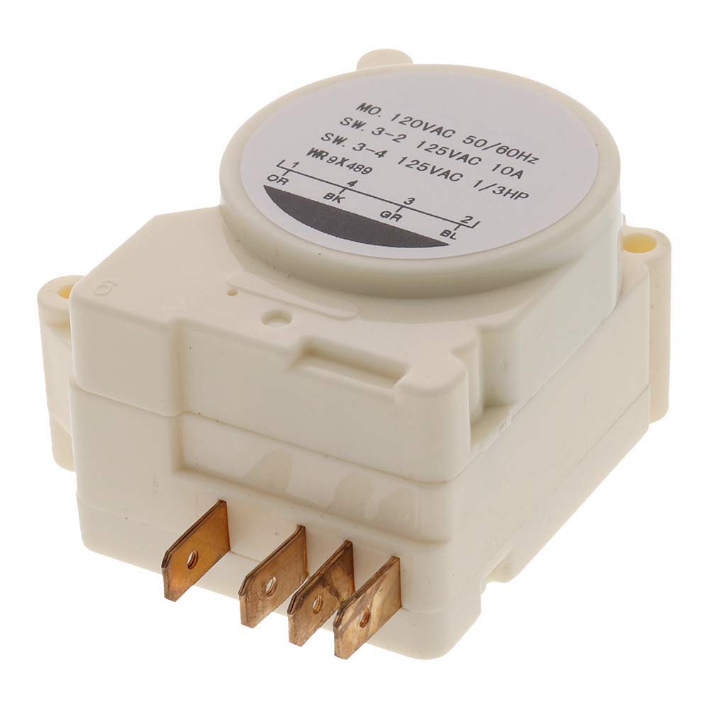 Edgewater Parts WR9X489, AP2061695, PS310858 Defrost Timer Compatible with GE Refrigerator (Fits Models: TFX, TFH, CSX, CSH, TFS and More)